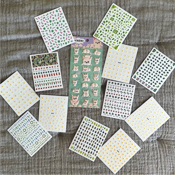 Other | New Bundle Lot Of 13 Sheets Unused Super Cute Stickers | Poshmark